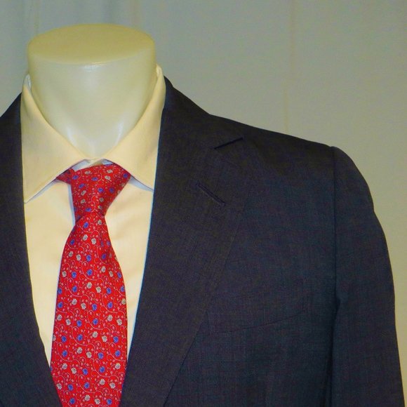 Fallan & Harvey | Suits & Blazers | Fallan Harvey Savile Row Bespoke Navy Nailshead Two Button ...